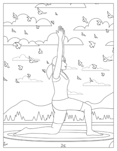 Yoga Coloring Pages | Calm Your Mind
