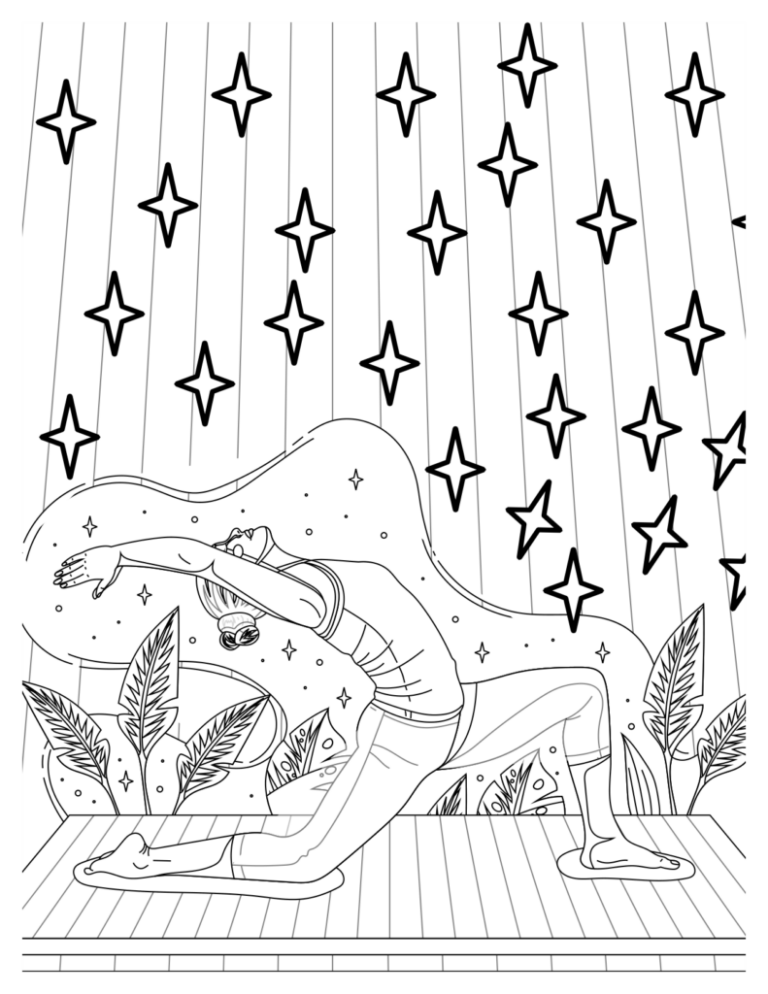 Yoga Coloring Pages | Calm Your Mind