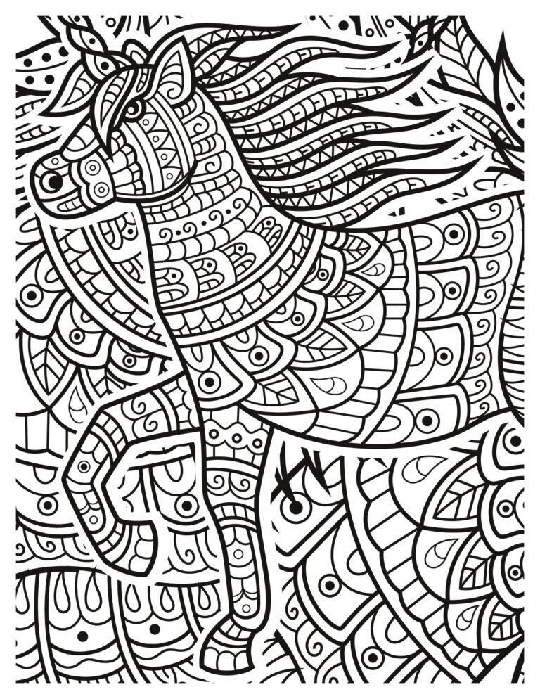 Horse Coloring Pages: Equine Fun for All Ages