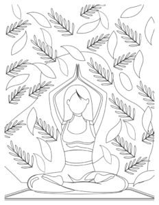Yoga Coloring Pages | Calm Your Mind
