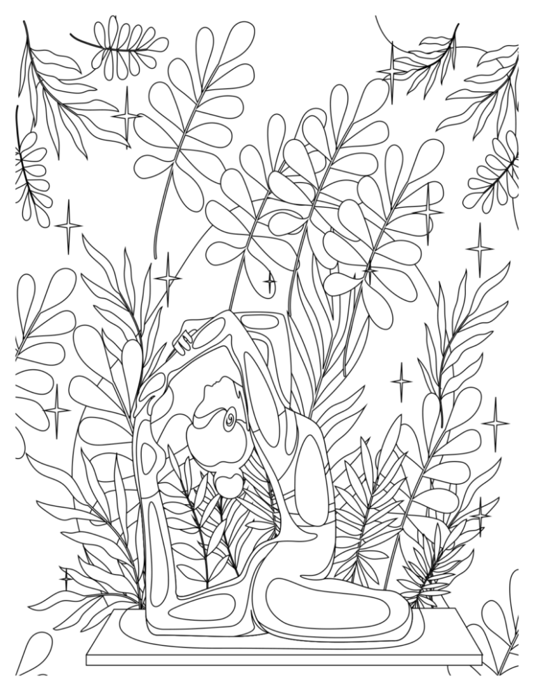 Yoga Coloring Pages | Calm Your Mind