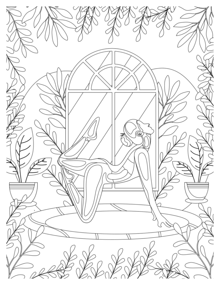 Yoga Coloring Pages | Calm Your Mind