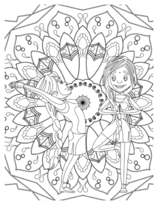 Yoga Coloring Pages | Calm Your Mind