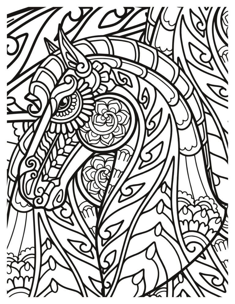 Horse Coloring Pages: Equine Fun for All Ages