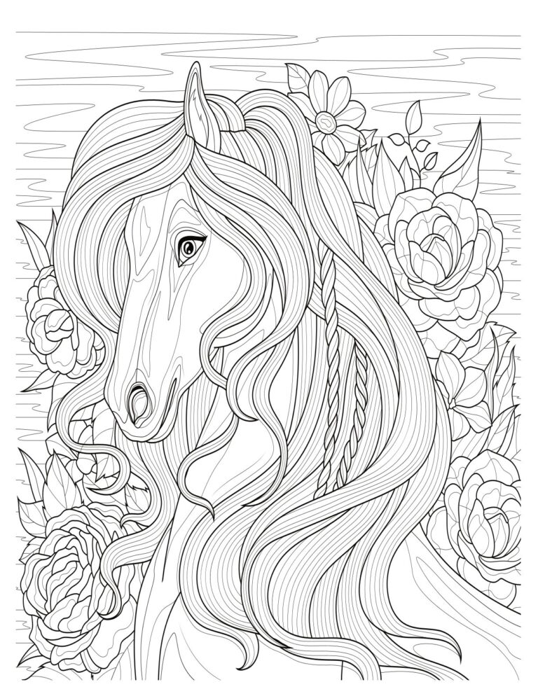 Horse Coloring Pages: Equine Fun for All Ages