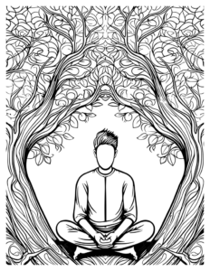 Yoga Coloring Pages | Calm Your Mind