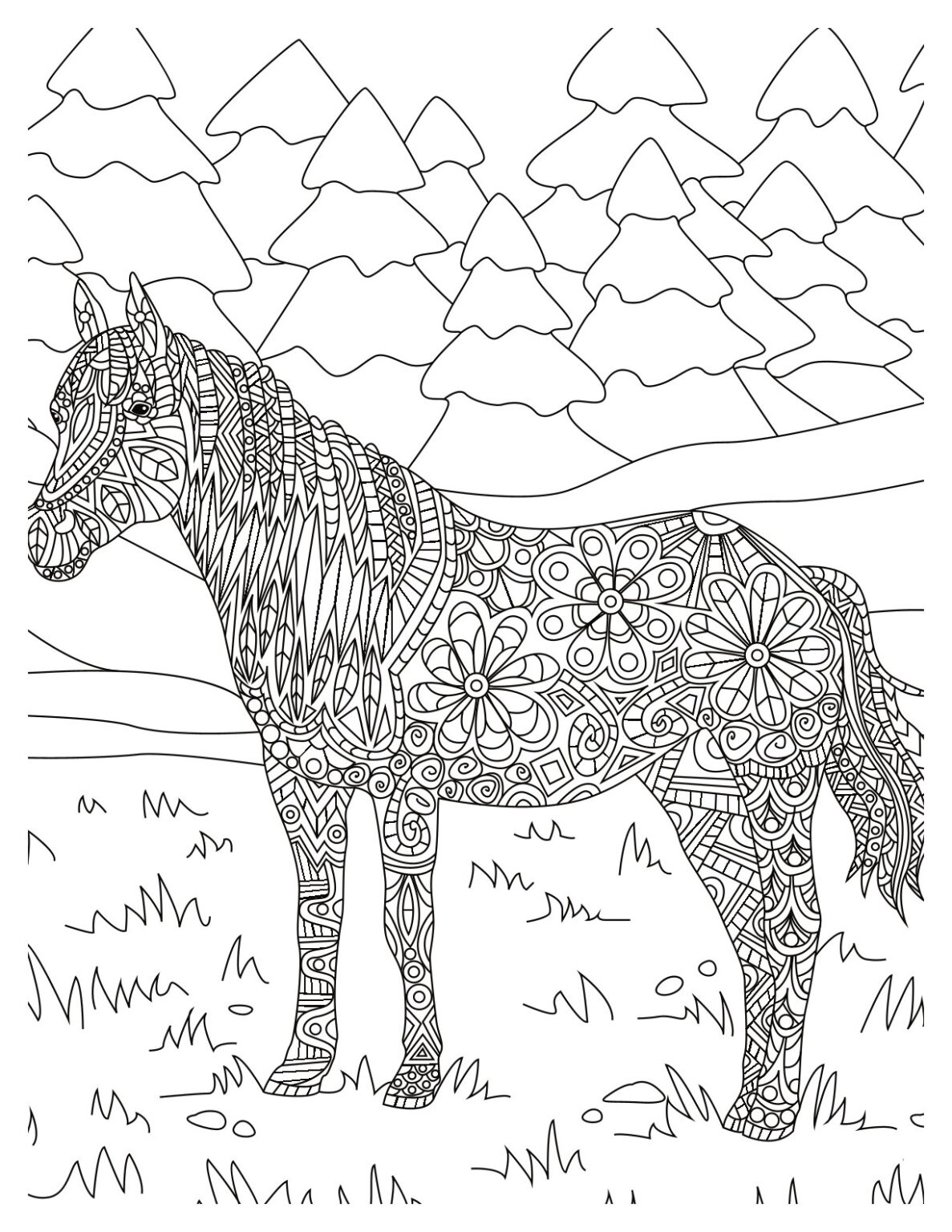 Horse Coloring Pages: Equine Fun for All Ages