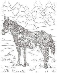Horse Coloring Pages: Equine Fun for All Ages