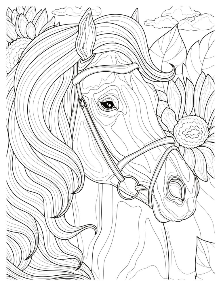 Horse Coloring Pages: Equine Fun for All Ages