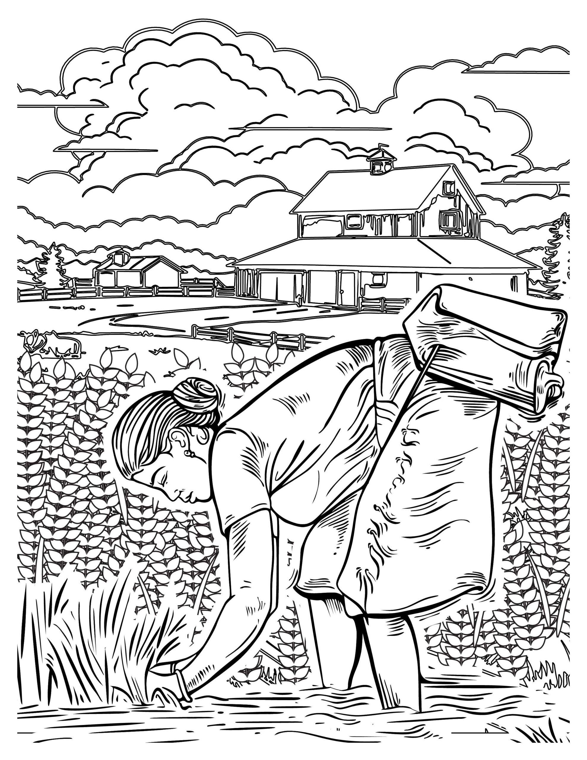 Hardworking Farmer Coloring Pages: Agricultural Adventures