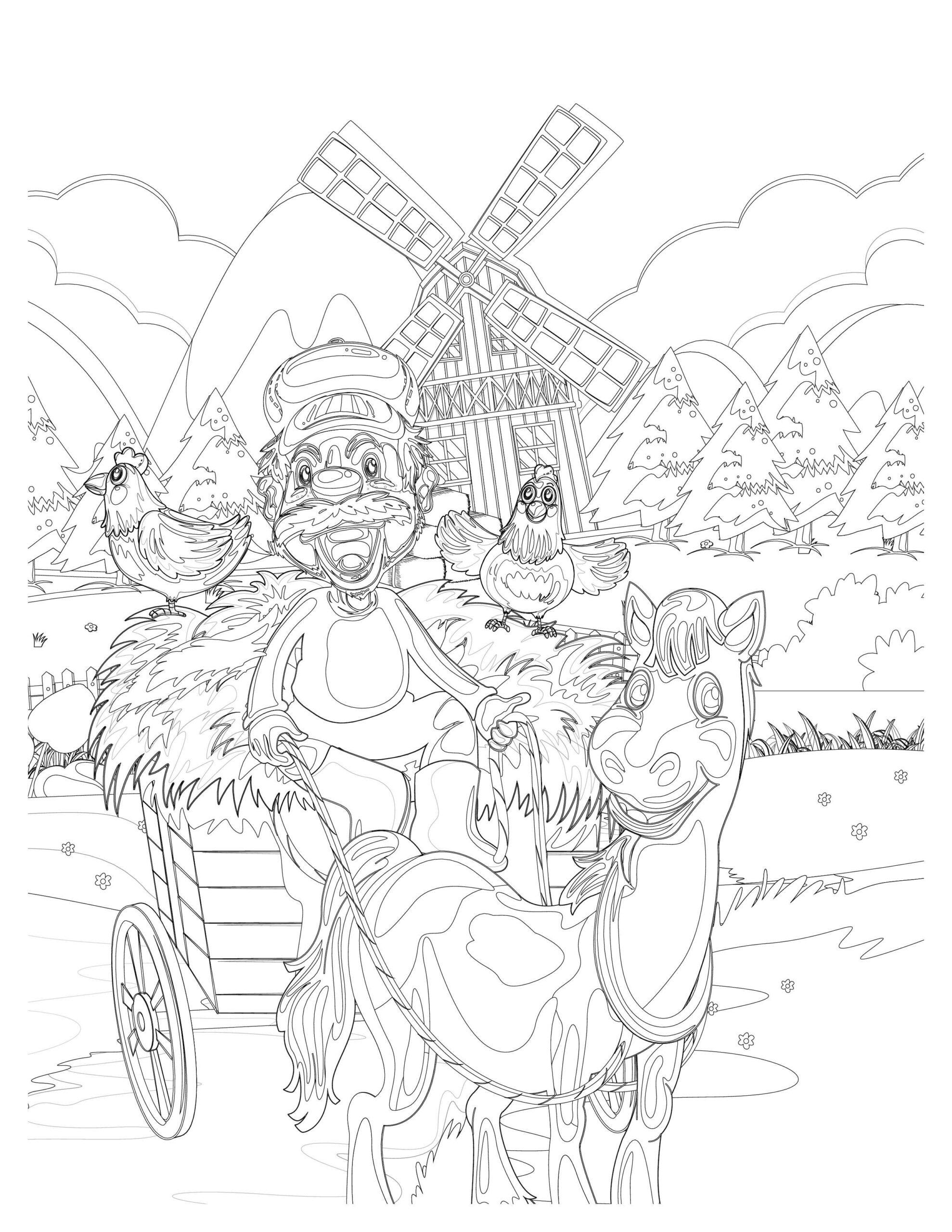 Hardworking Farmer Coloring Pages: Agricultural Adventures