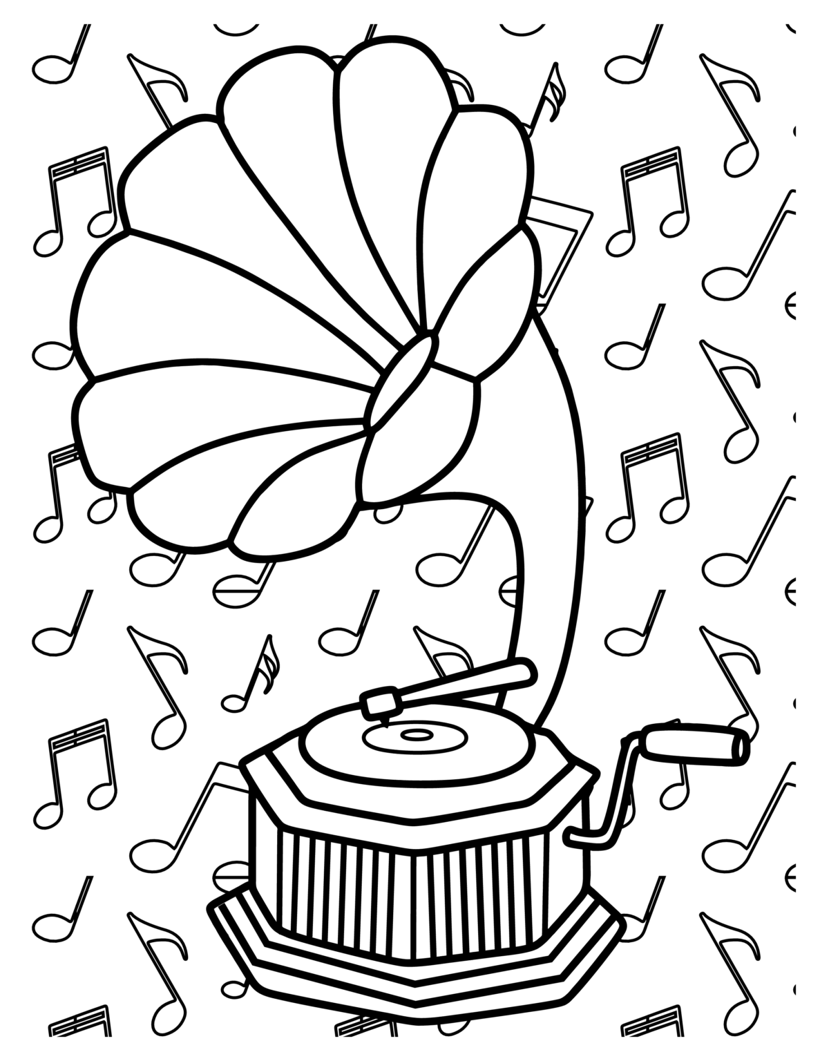 Musical Instrument Coloring Pages | Engaging Activities