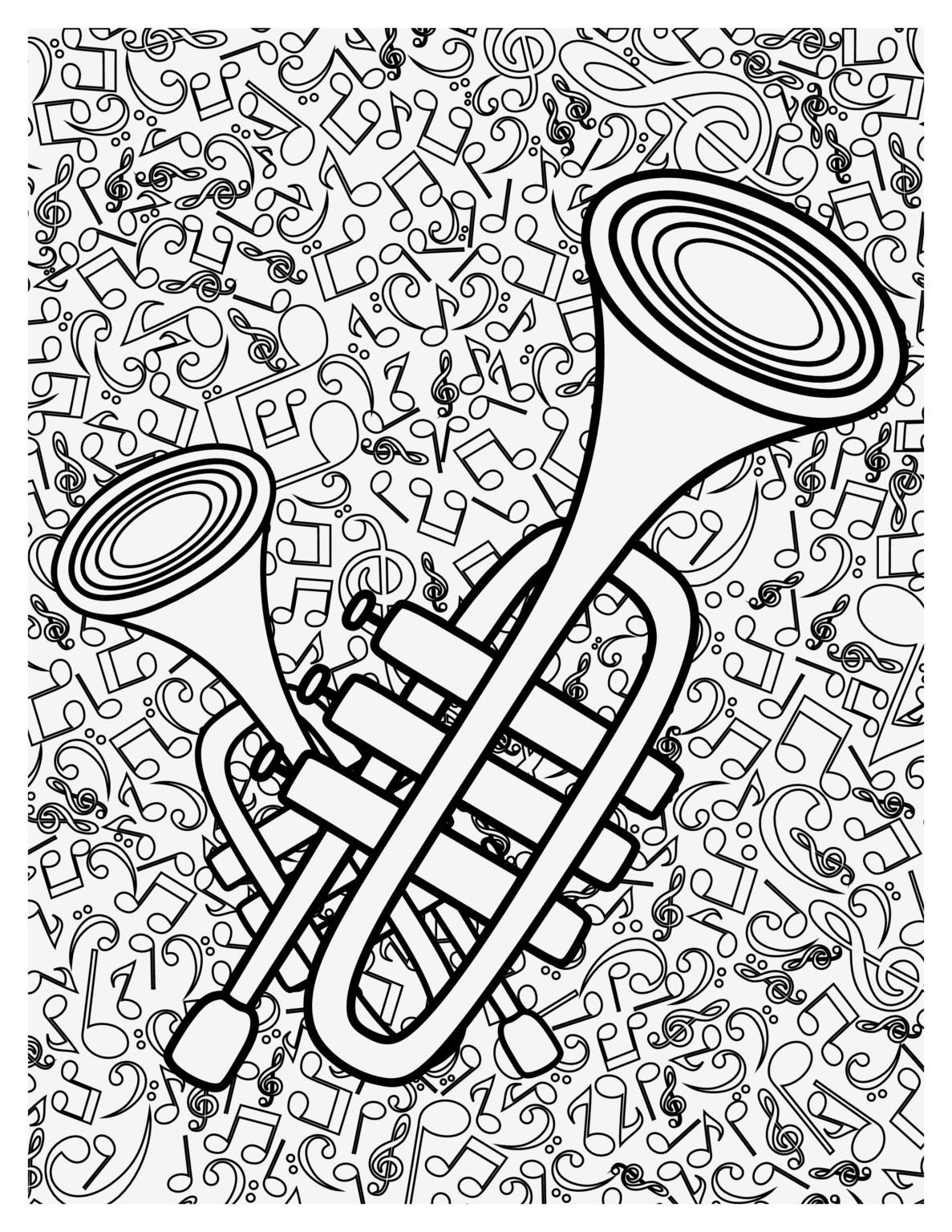 Musical Instrument Coloring Pages | Engaging Activities