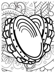 Musical Instrument Coloring Pages | Engaging Activities