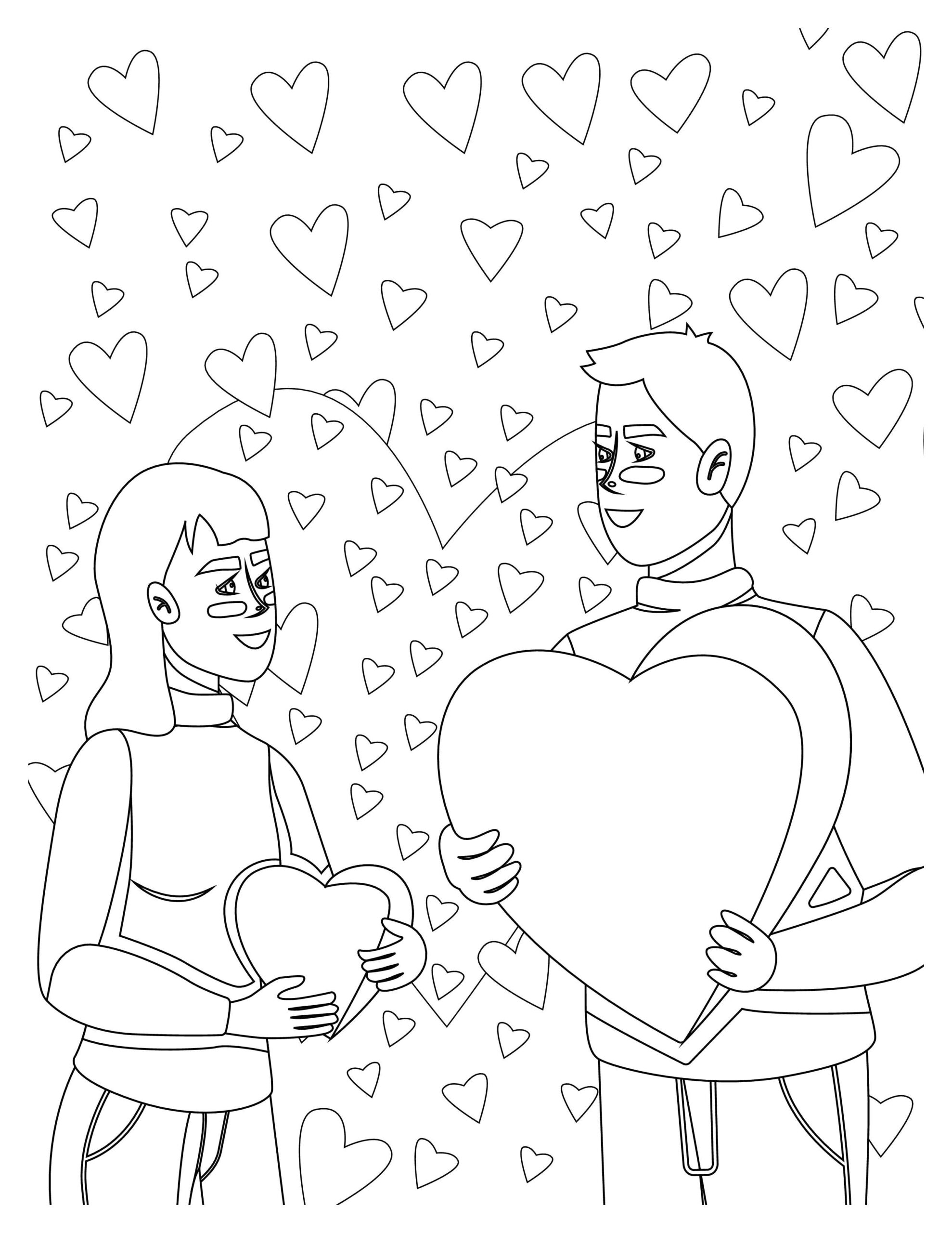 Valentine's Coloring Pages | Spread Love with Every Stroke