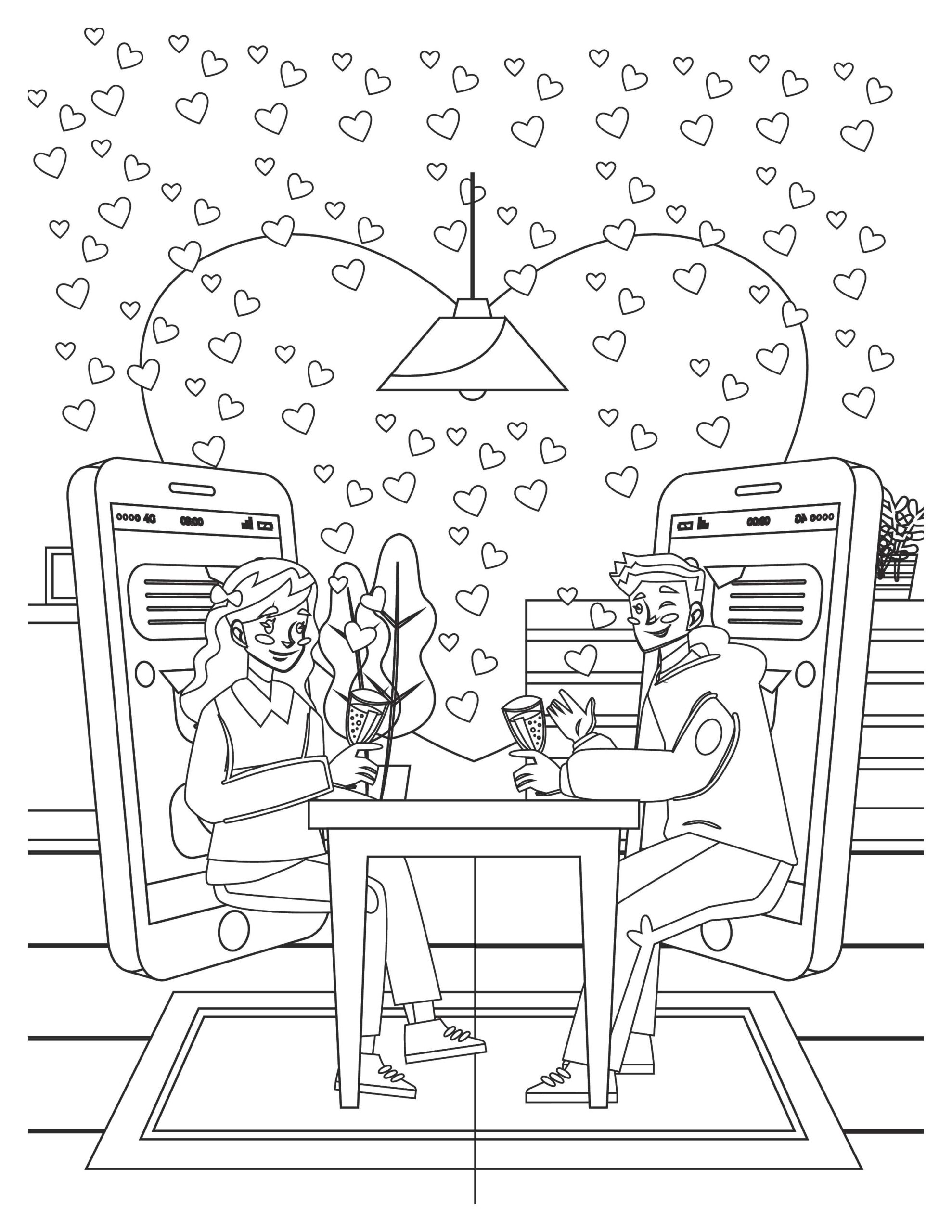 Valentine's Coloring Pages | Spread Love with Every Stroke