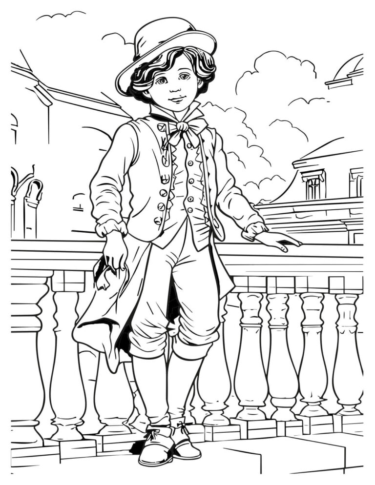 Victorian Coloring Pages | Printable For Kids And Adults