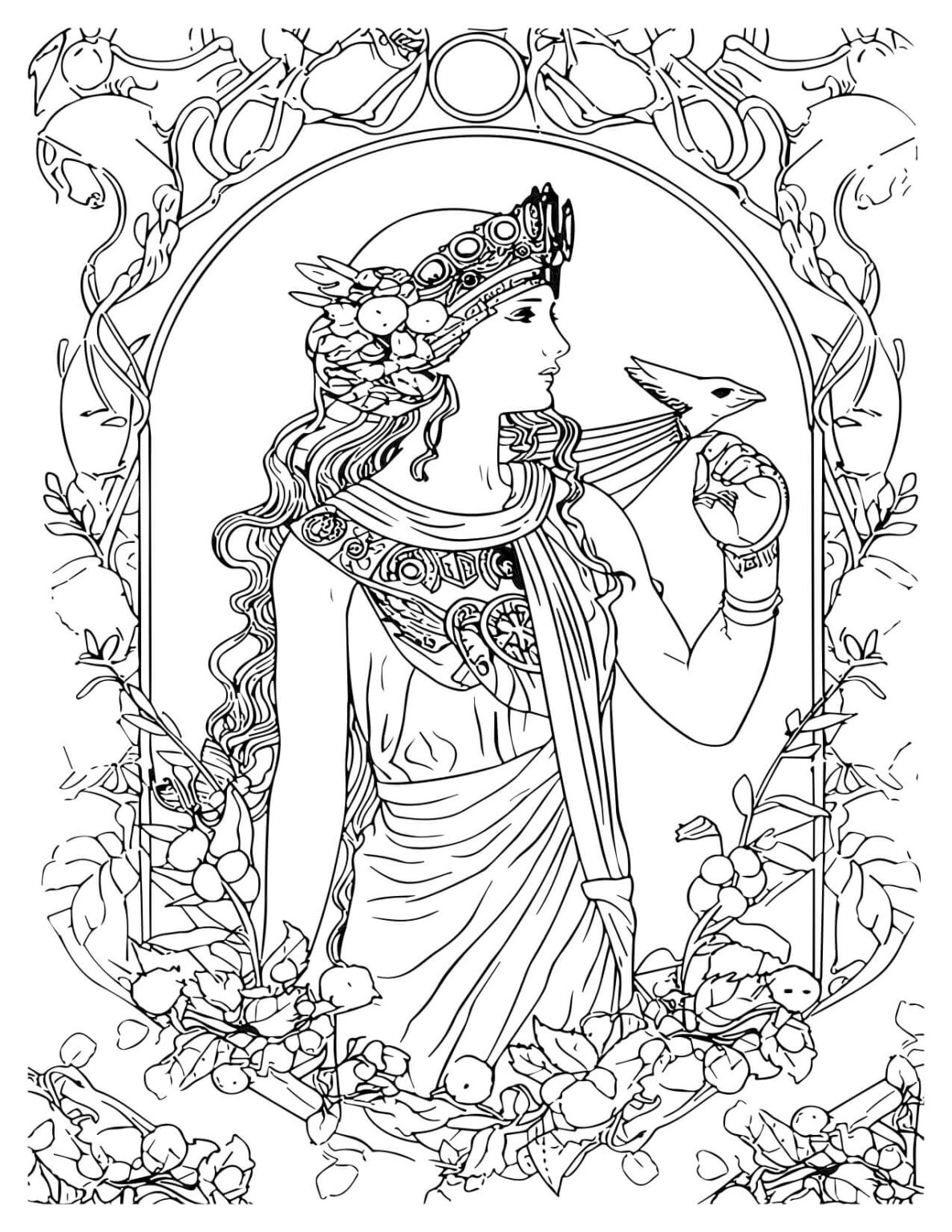 Victorian Coloring Pages | Printable For Kids And Adults
