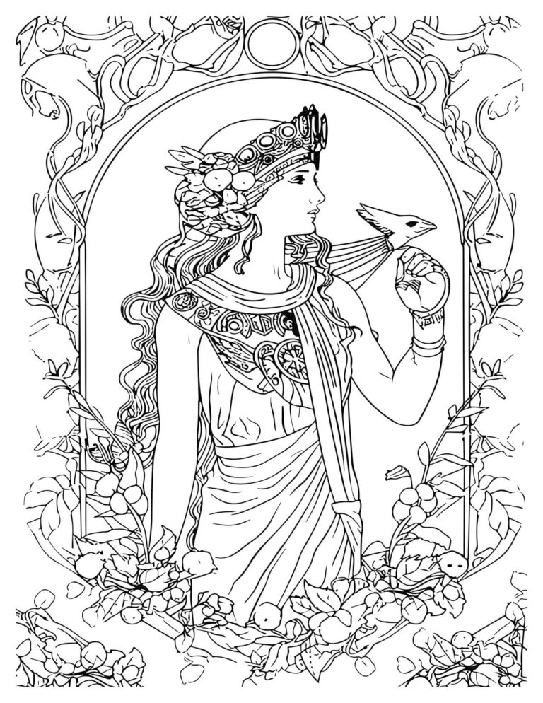 Victorian Coloring Pages | Printable For Kids And Adults