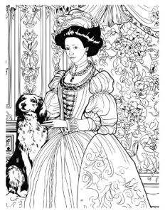 Victorian Coloring Pages | Printable For Kids And Adults