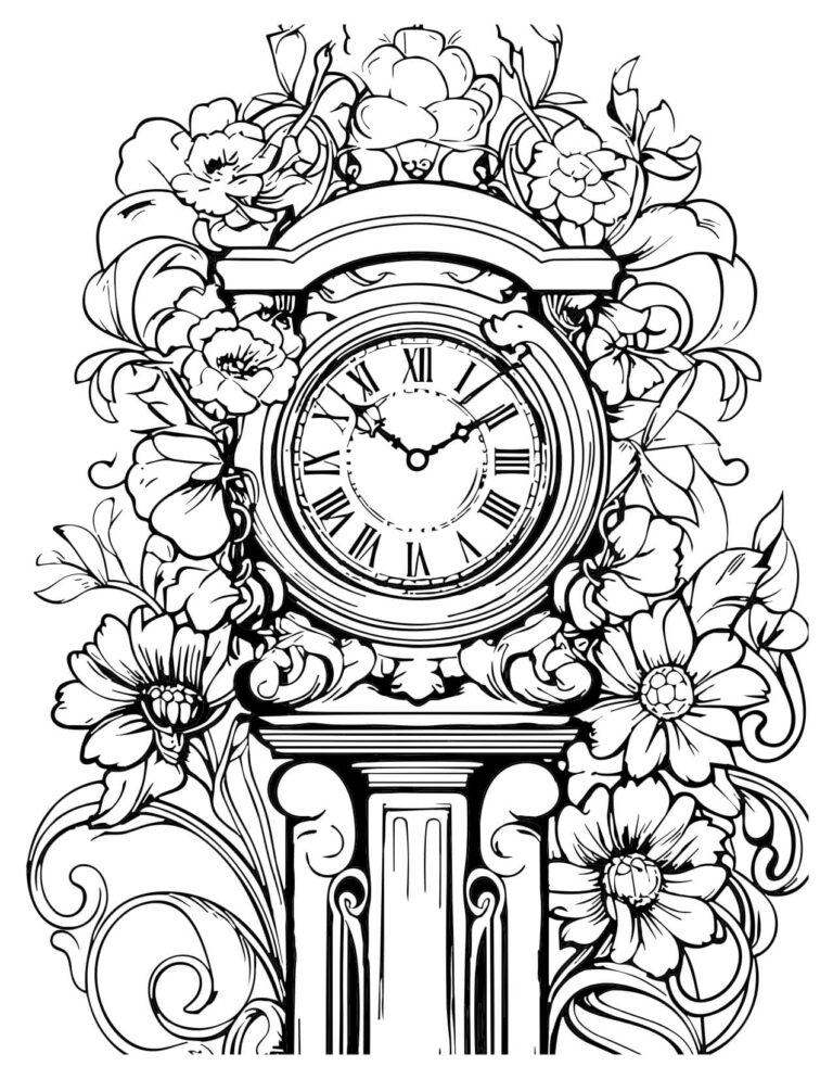 Victorian Coloring Pages | Printable For Kids And Adults