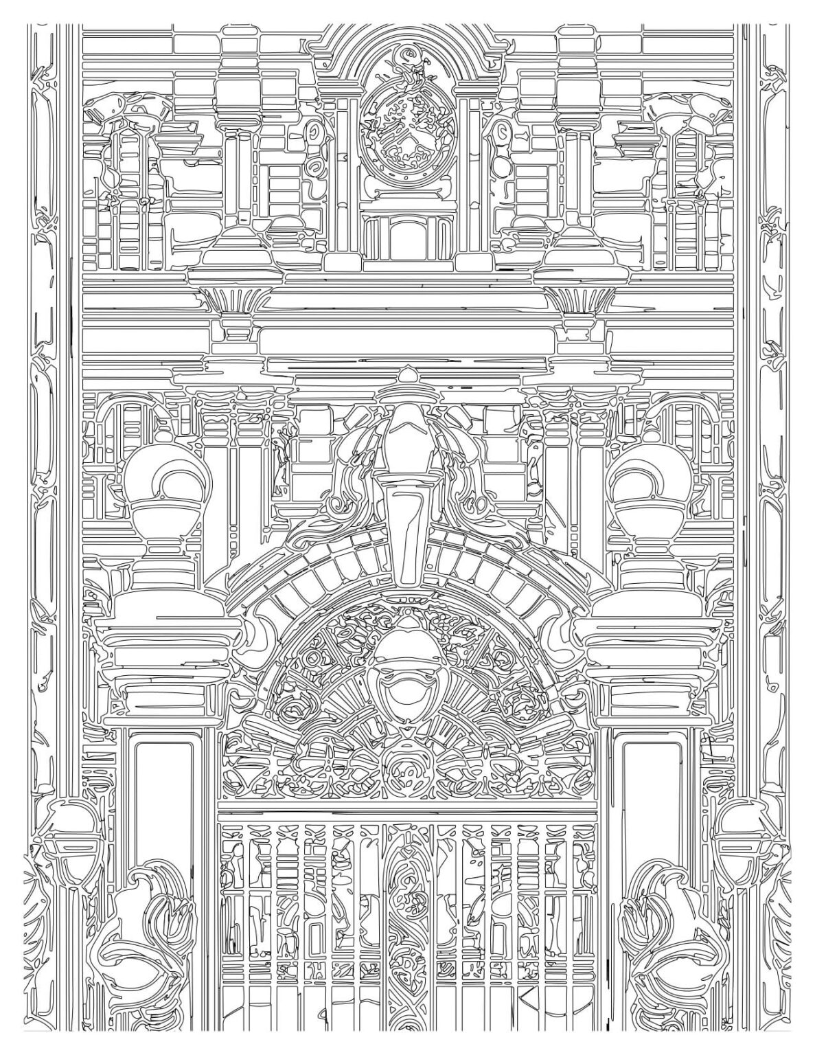 Victorian Coloring Pages | Printable For Kids And Adults