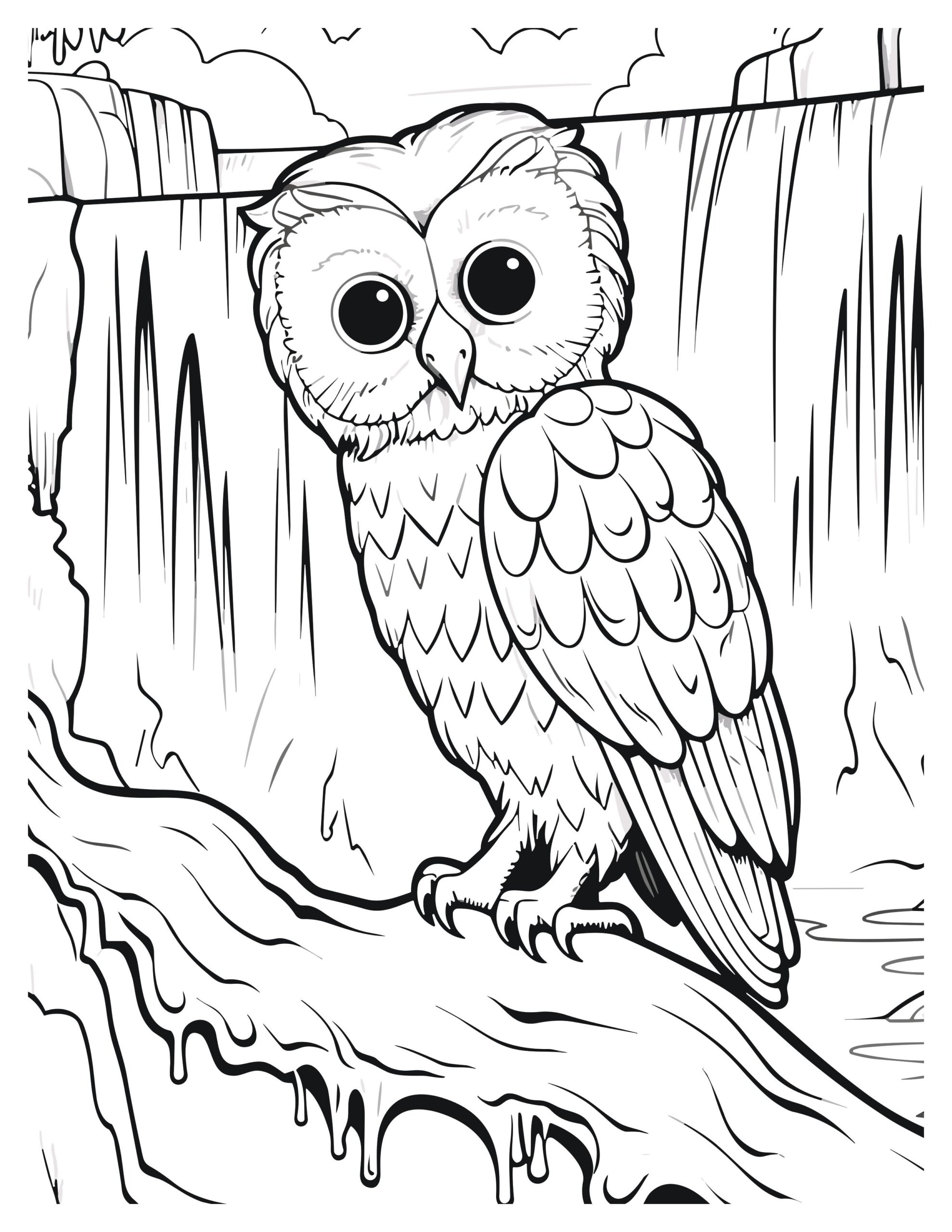 Wise Owl Coloring Pages For Kids | Free Printable Sheets