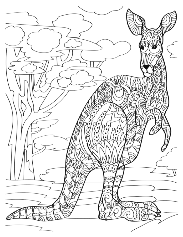 Tranquil Wildlife Coloring Pages: Serene Nature Scenes