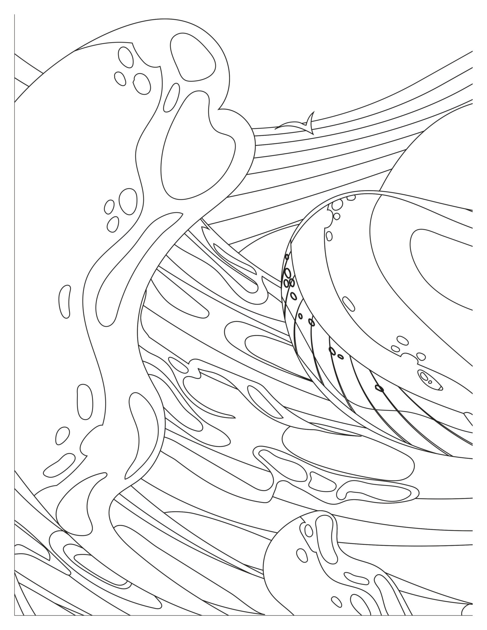 Ocean Waves Coloring Pages: Printable Seaside Serenity for Kids