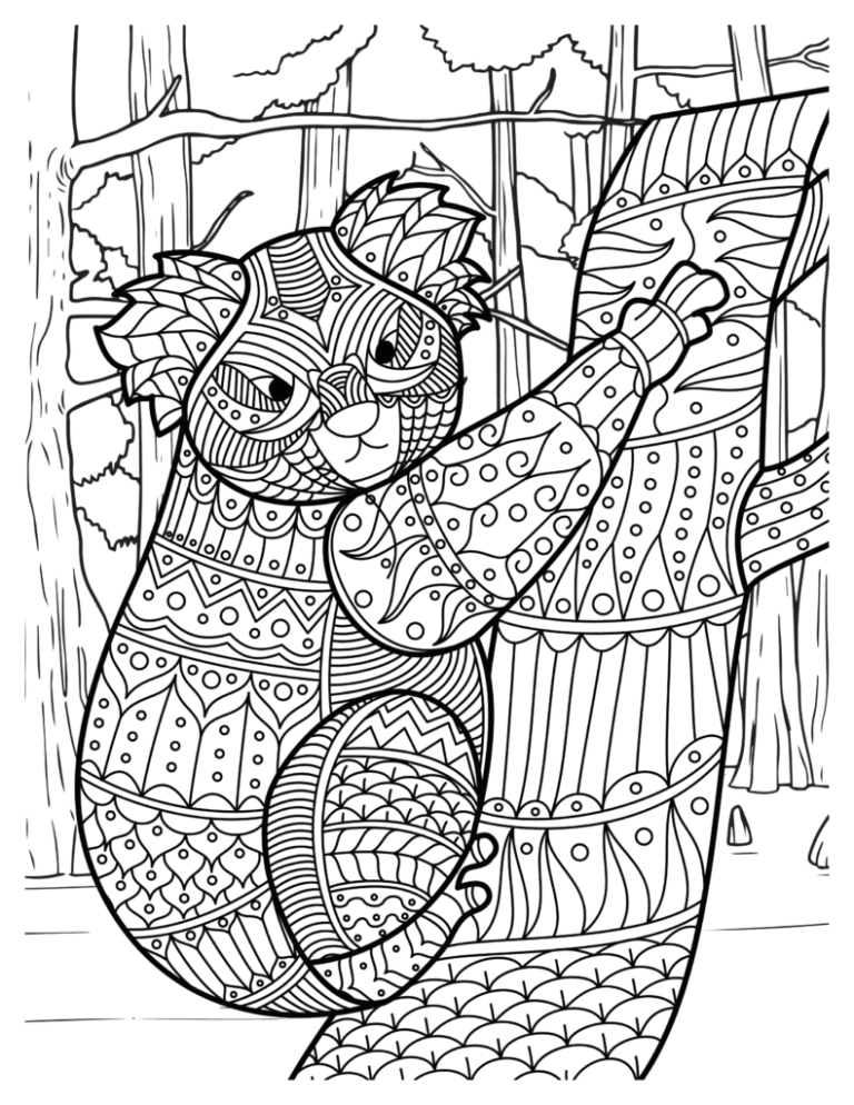 Tranquil Wildlife Coloring Pages: Serene Nature Scenes
