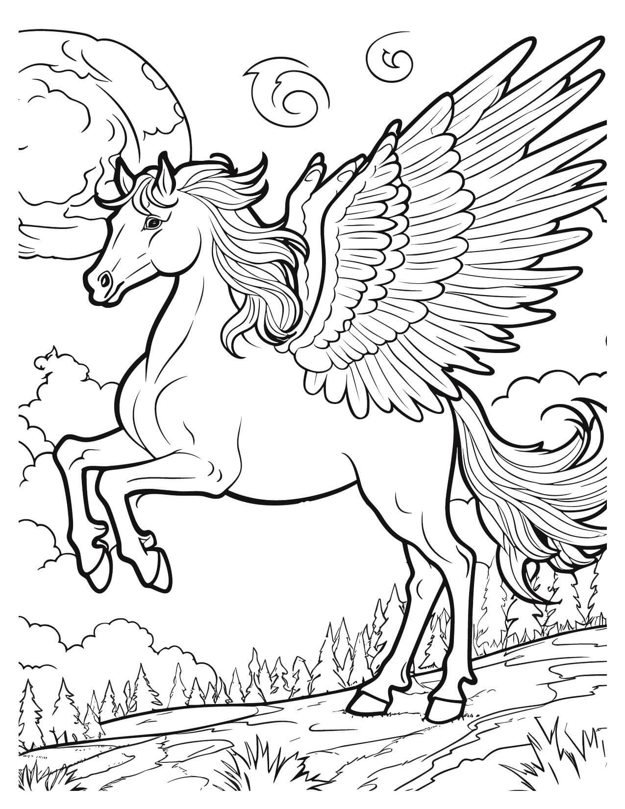 Fairytale Creatures Coloring Pages for All Ages