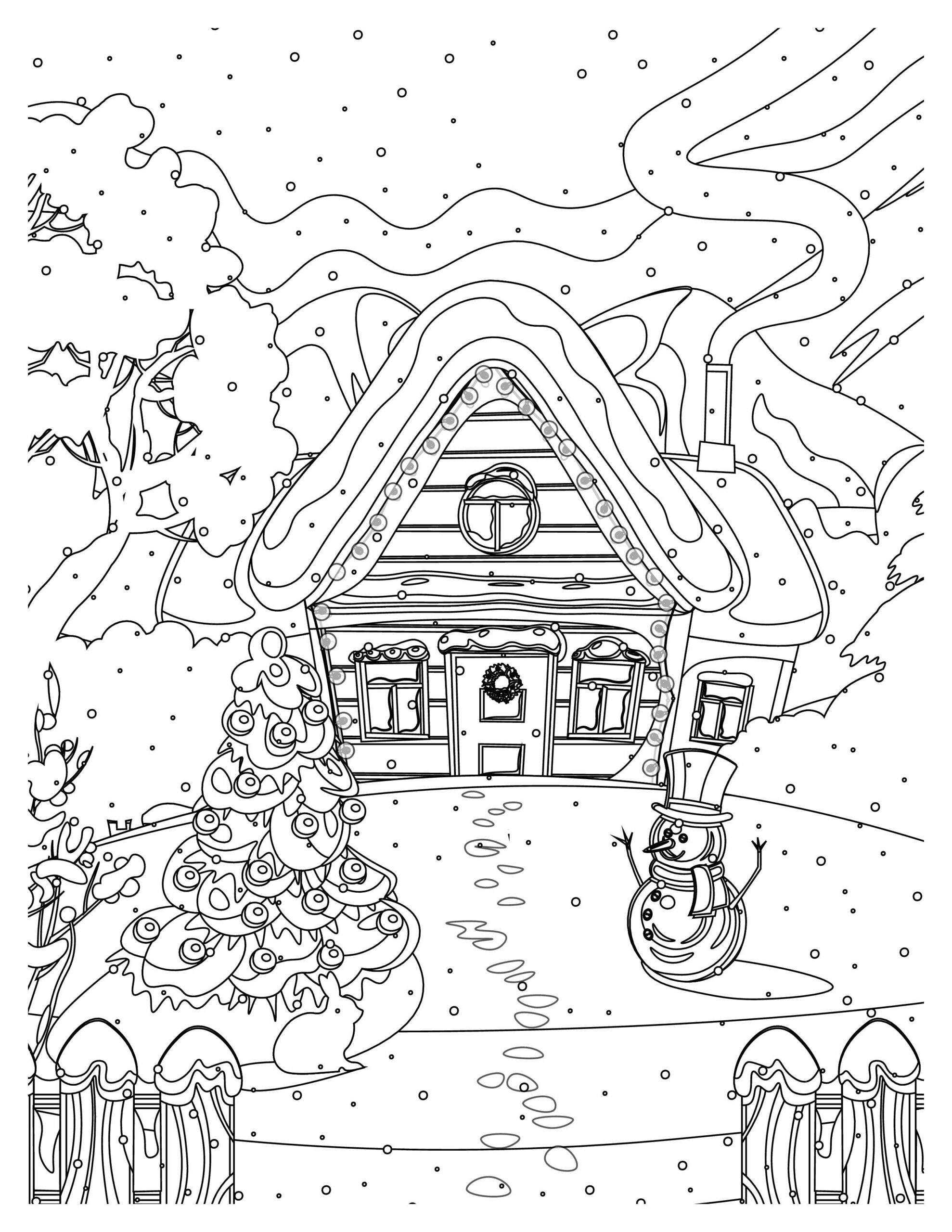 "Free Snow Coloring Pages for Kids | Printable Winter Fun"