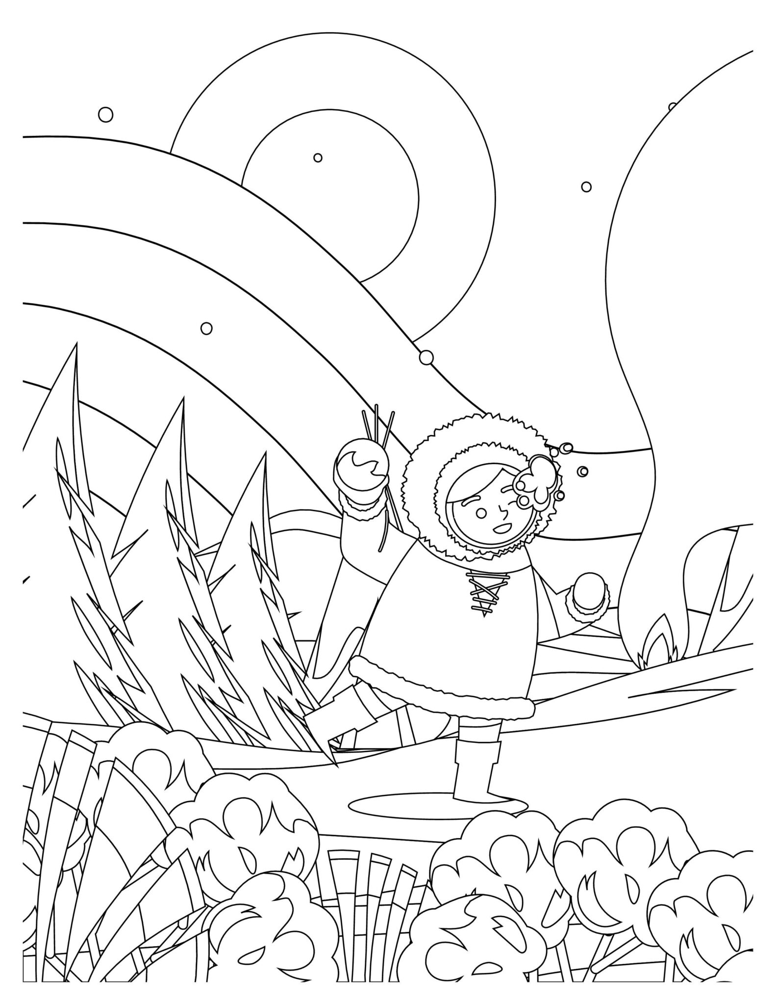 "Free Snow Coloring Pages for Kids | Printable Winter Fun"