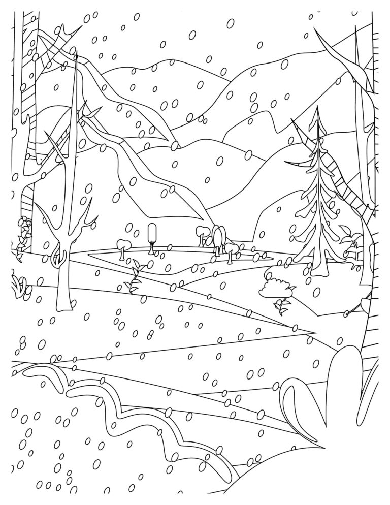 "Free Snow Coloring Pages for Kids | Printable Winter Fun"