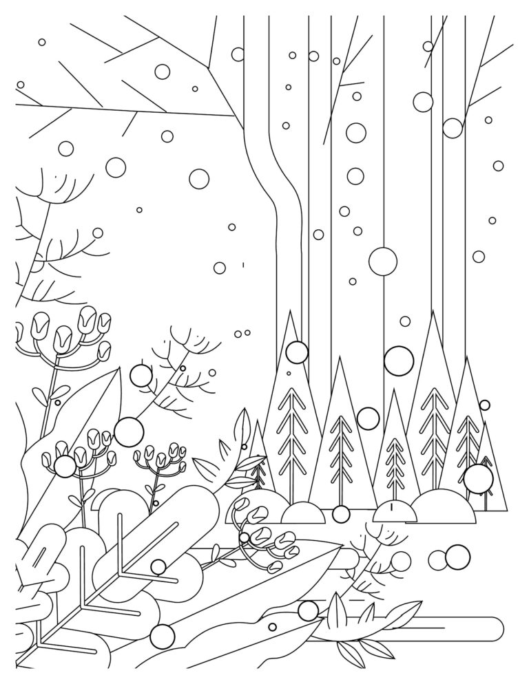 "Free Snow Coloring Pages for Kids | Printable Winter Fun"