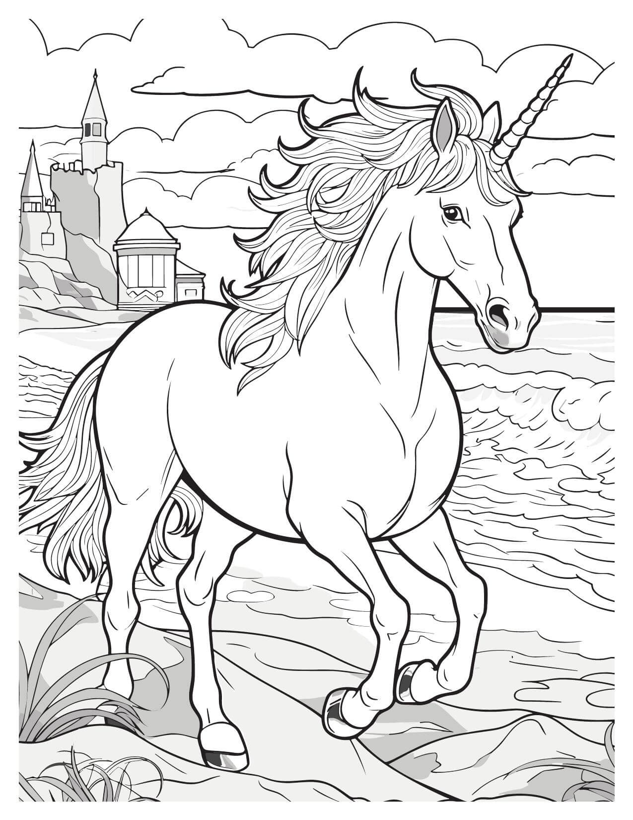 Fairytale Creatures Coloring Pages for All Ages