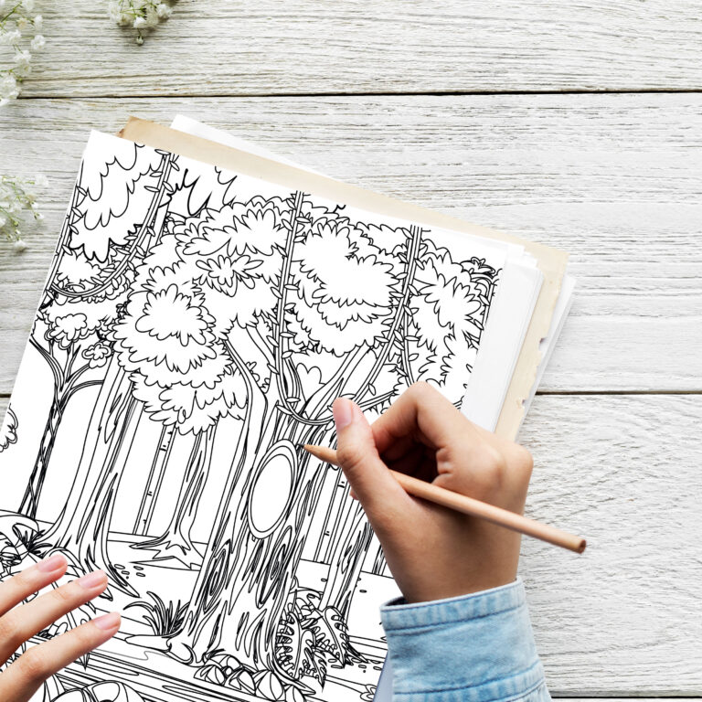 Enchanted Forest Coloring Pages: Creative Designs for All Ages