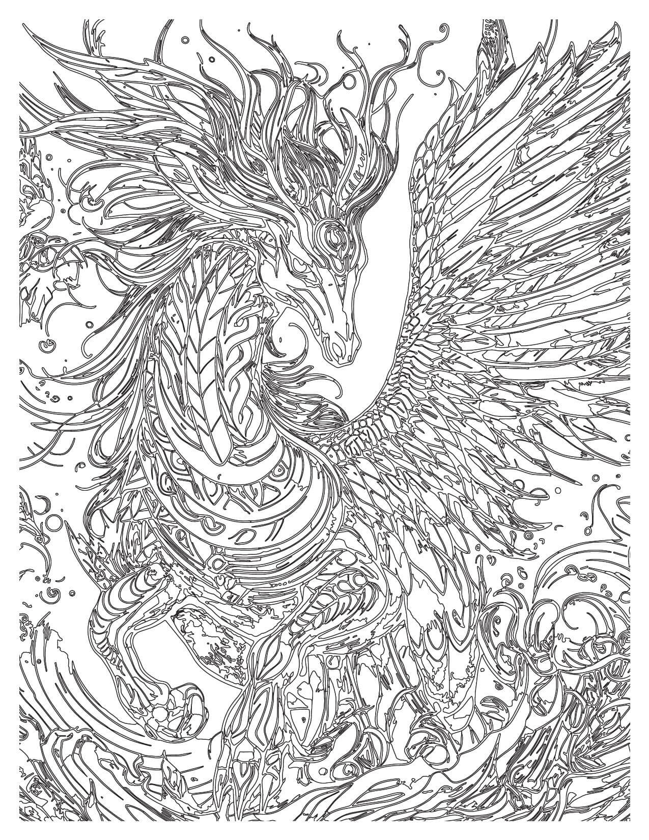 Fairytale Creatures Coloring Pages for All Ages
