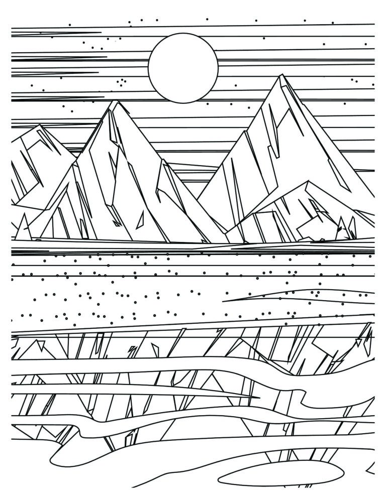 "Aurora Borealis Coloring Pages | Explore Nature's Beauty"