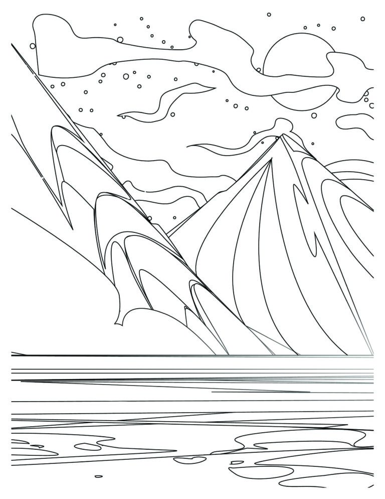 "Aurora Borealis Coloring Pages | Explore Nature's Beauty"