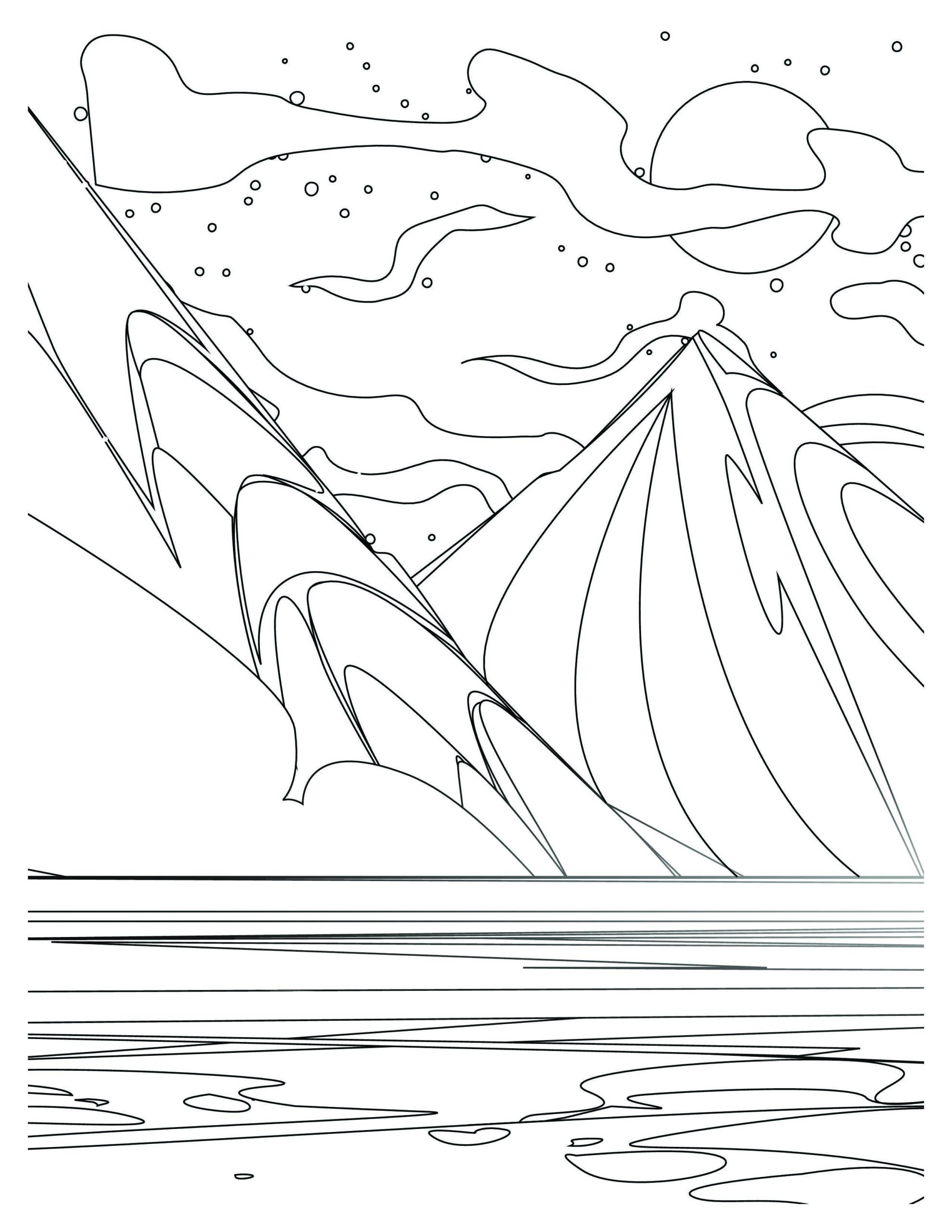 "Aurora Borealis Coloring Pages | Explore Nature's Beauty"