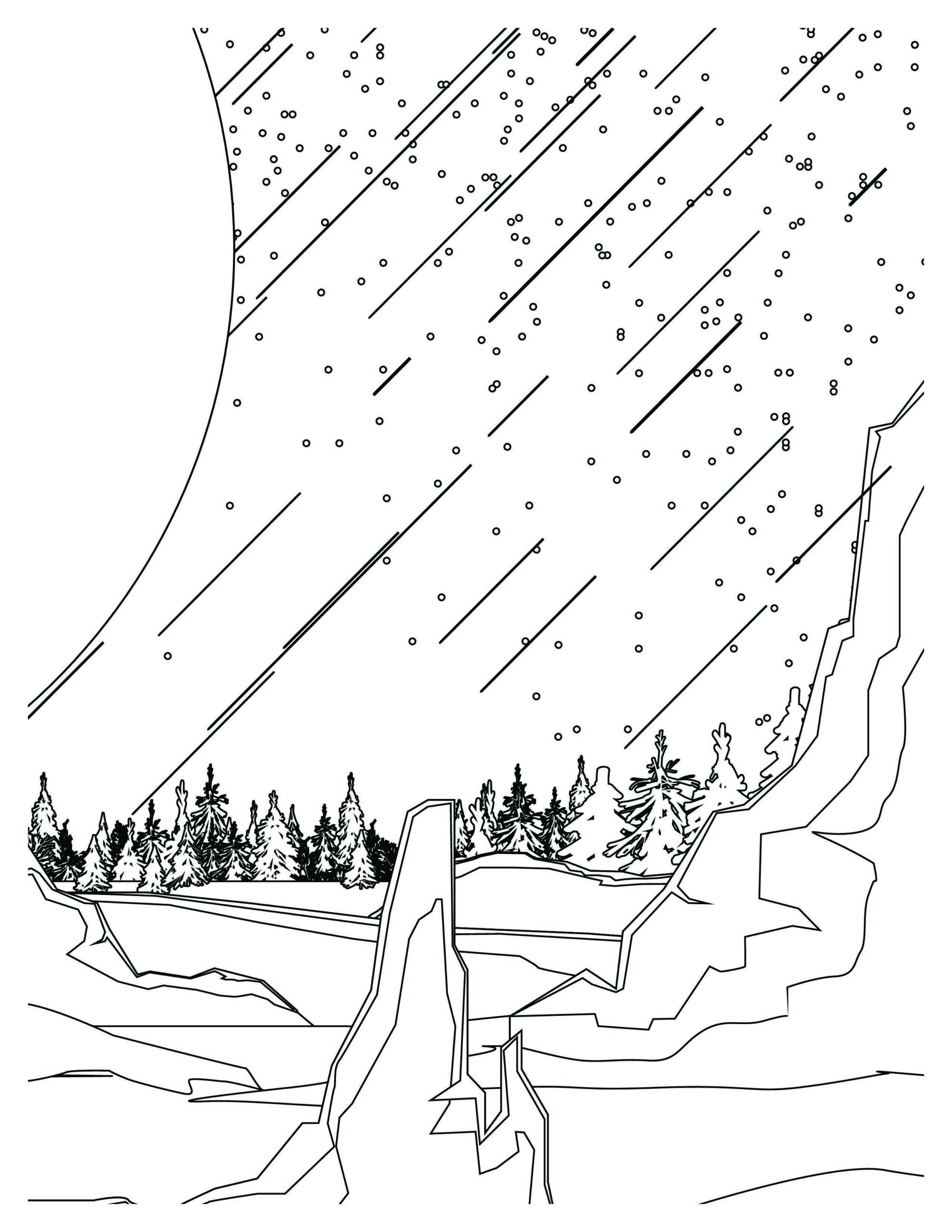 "Aurora Borealis Coloring Pages | Explore Nature's Beauty"