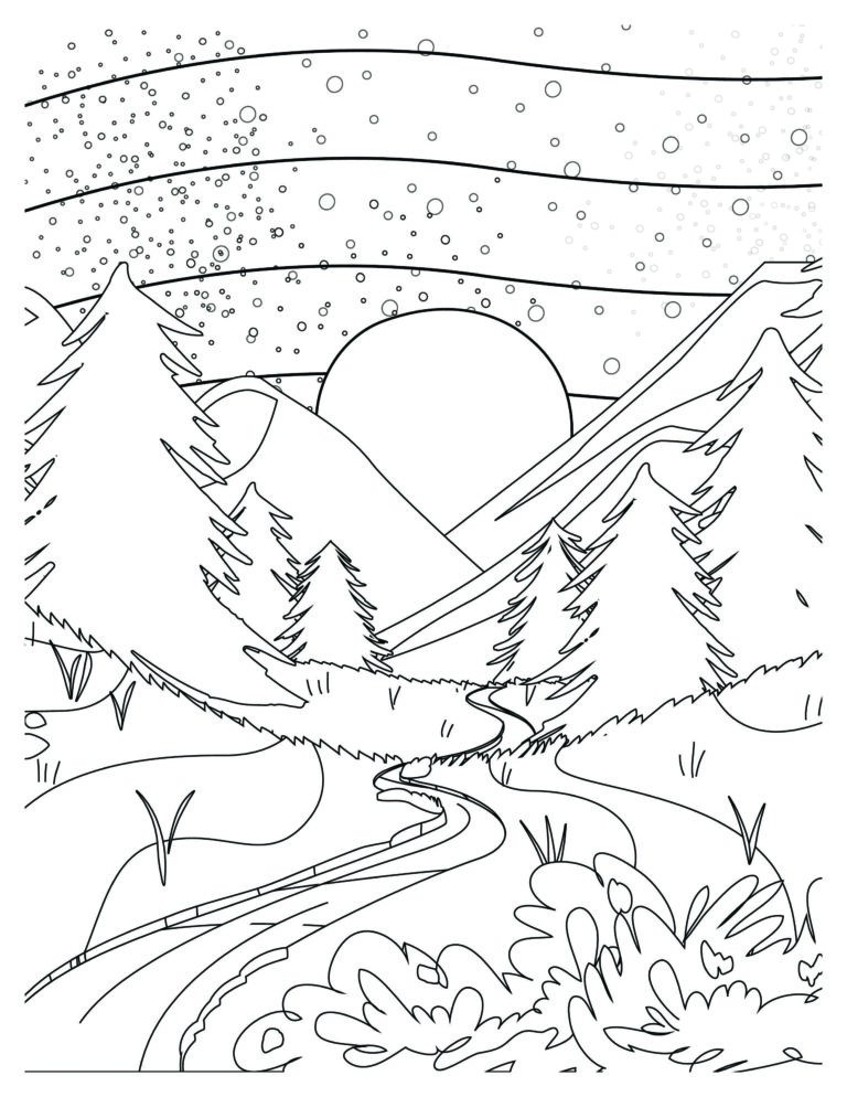 "Aurora Borealis Coloring Pages | Explore Nature's Beauty"