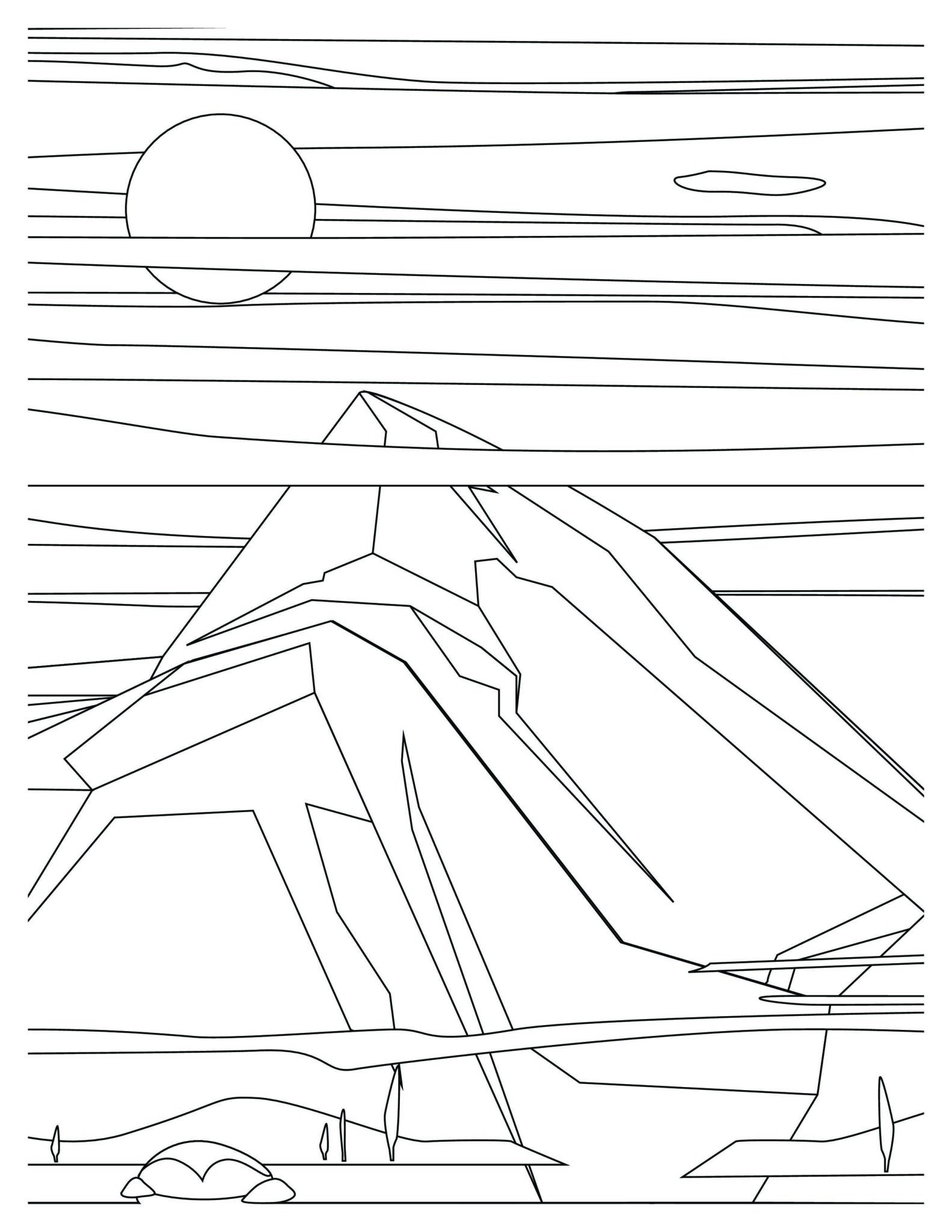 "Aurora Borealis Coloring Pages | Explore Nature's Beauty"
