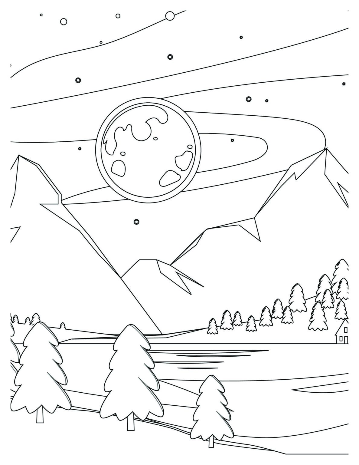 "Aurora Borealis Coloring Pages | Explore Nature's Beauty"