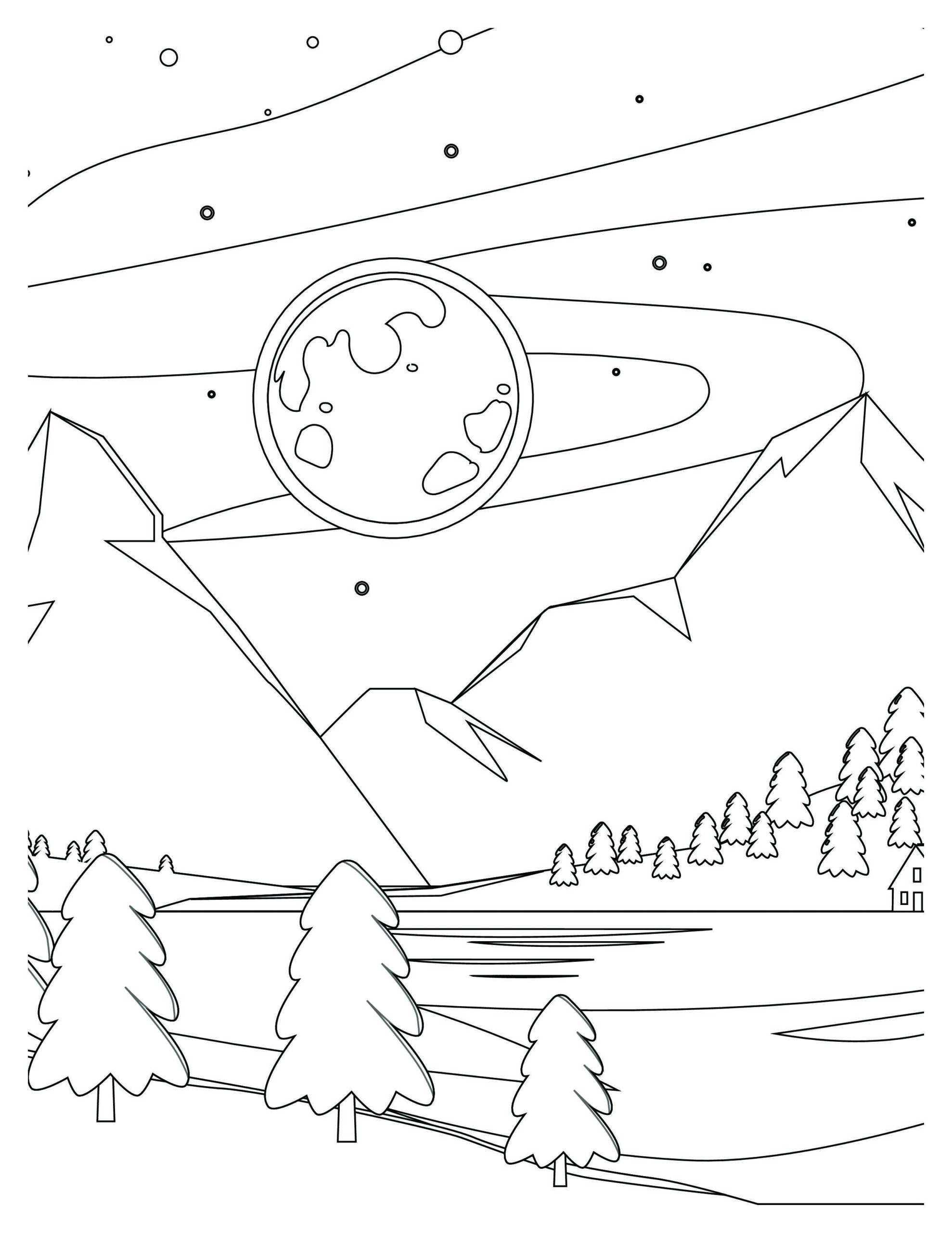 "Aurora Borealis Coloring Pages | Explore Nature's Beauty"