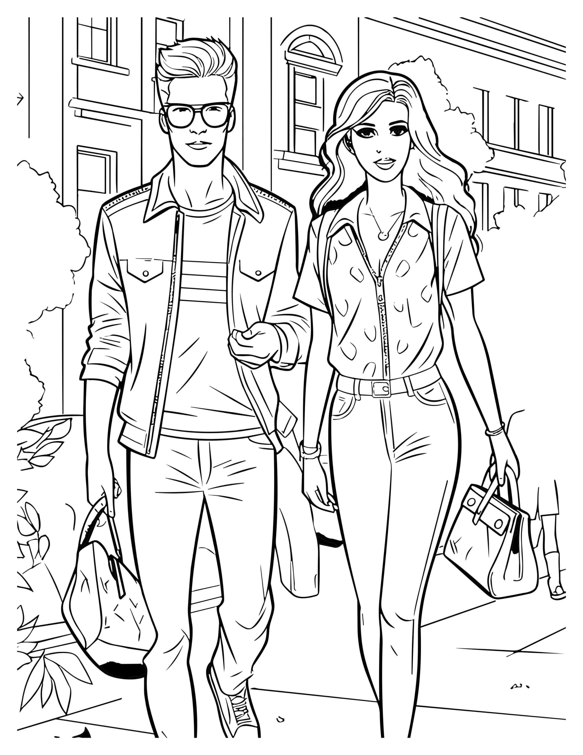 Fashion Frenzy Coloring Pages for All Ages | Express Your Style