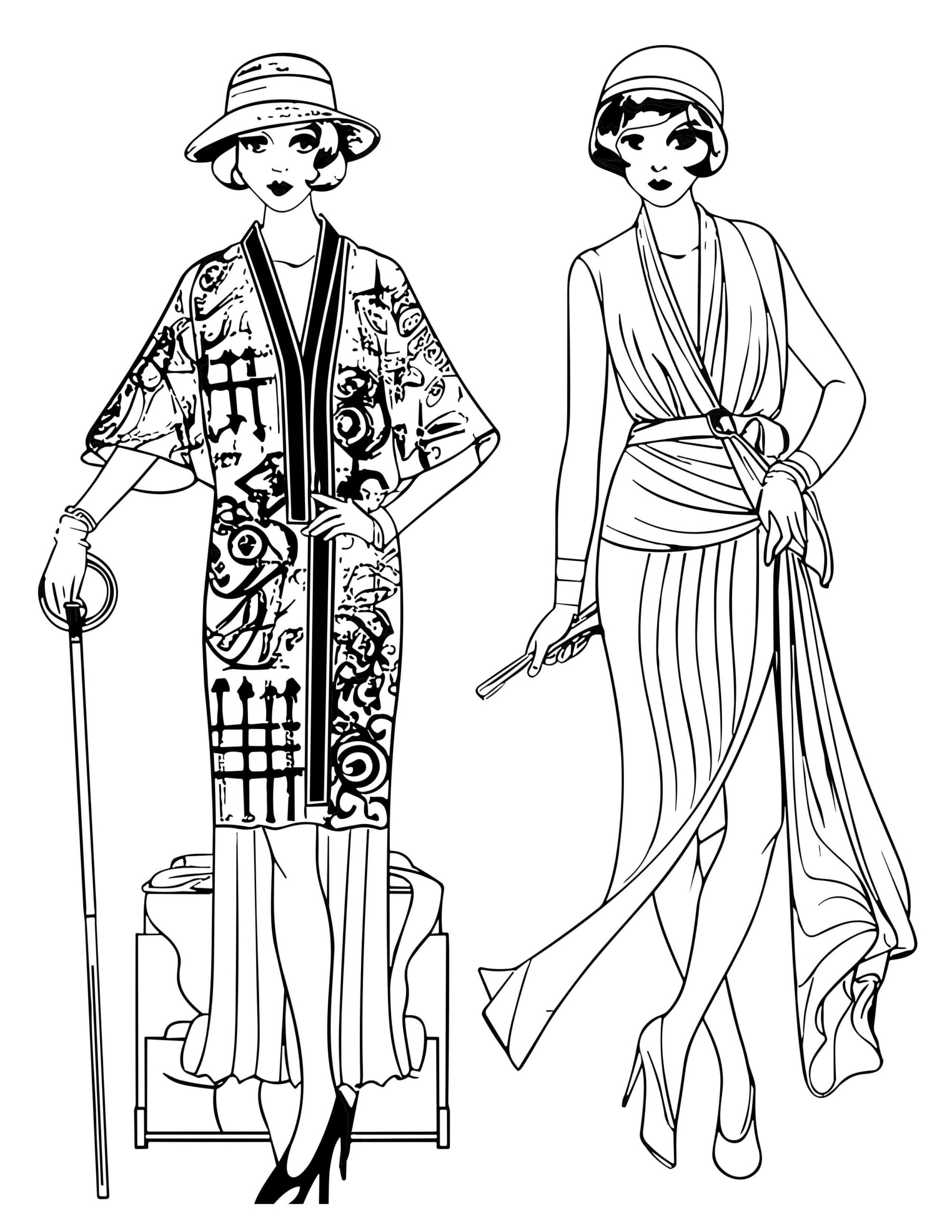Fashion Frenzy Coloring Pages for All Ages | Express Your Style