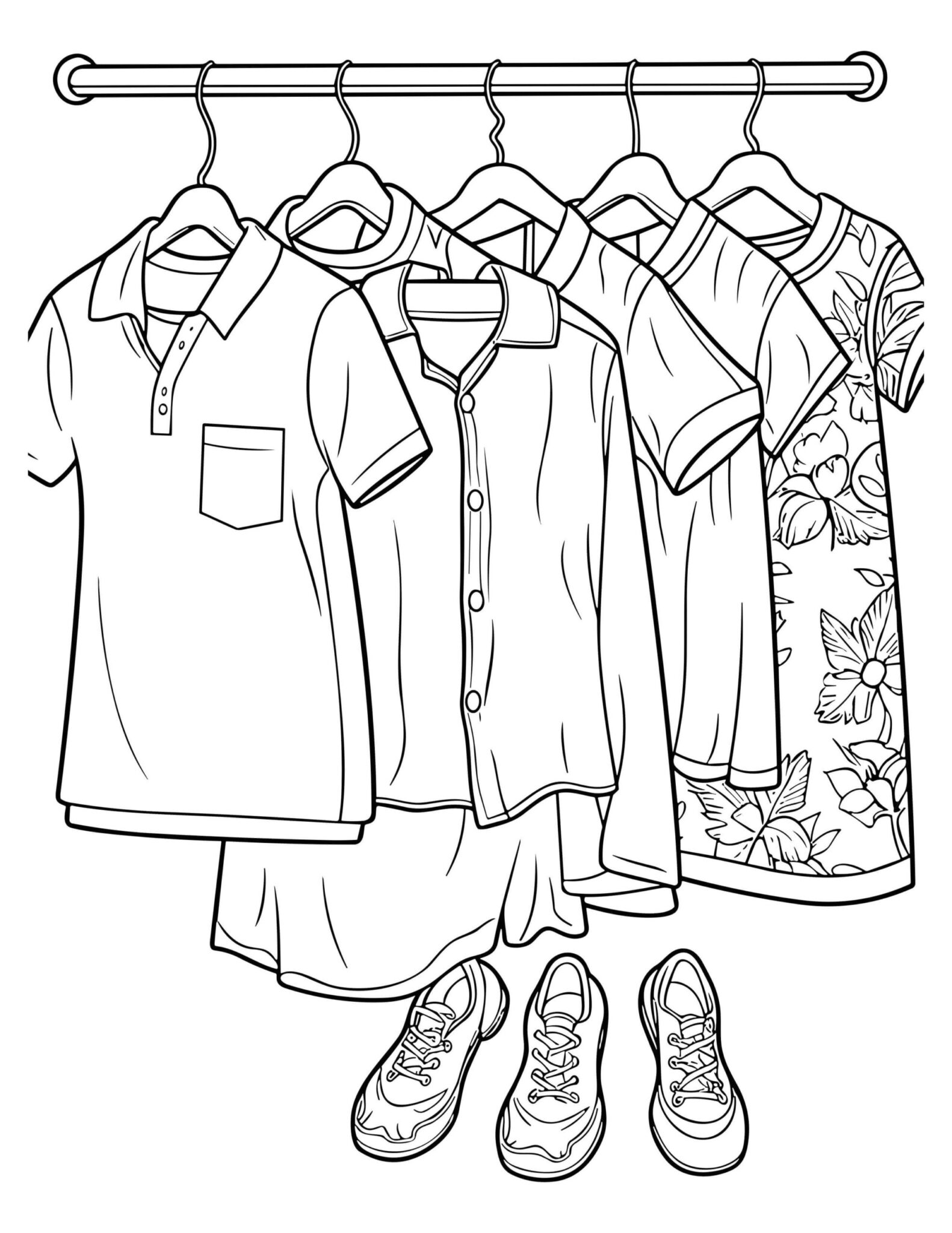 Fashion Frenzy Coloring Pages for All Ages | Express Your Style