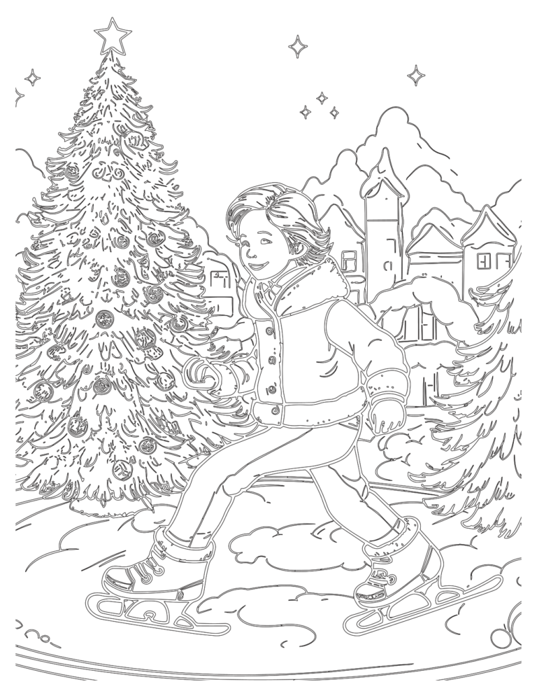 Holiday Sweater Coloring Pages: Relaxing Art Activities